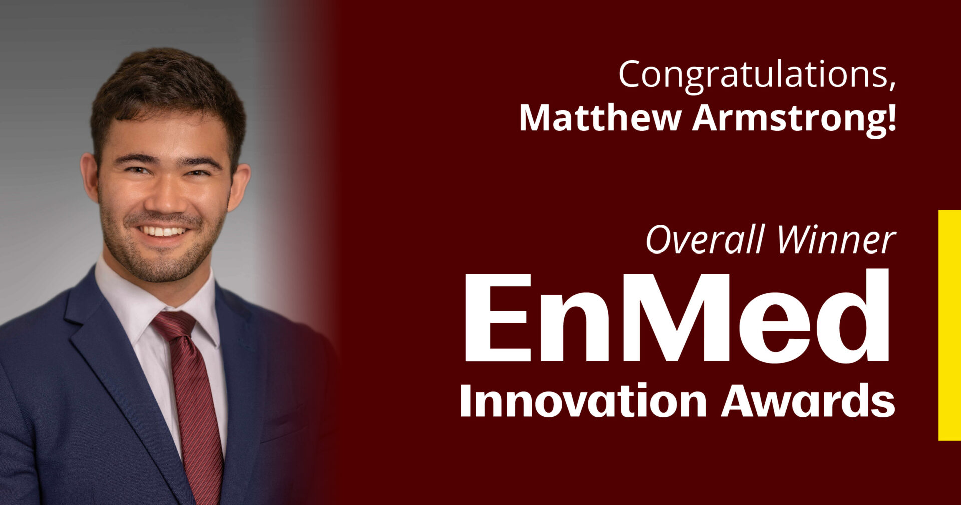 EnMed leadership presents innovation awards to first-year students ...